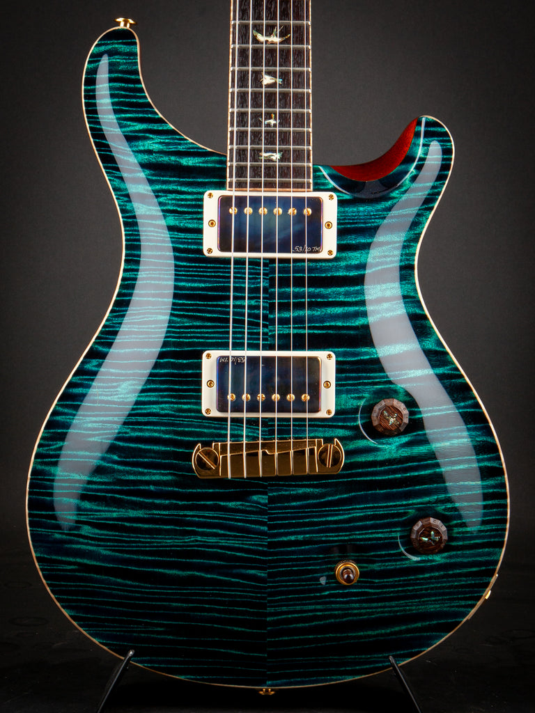 PRS Private Stock: Modern Eagle Quatro, Solid Rosewood Neck - Blue Gre – World Guitars
