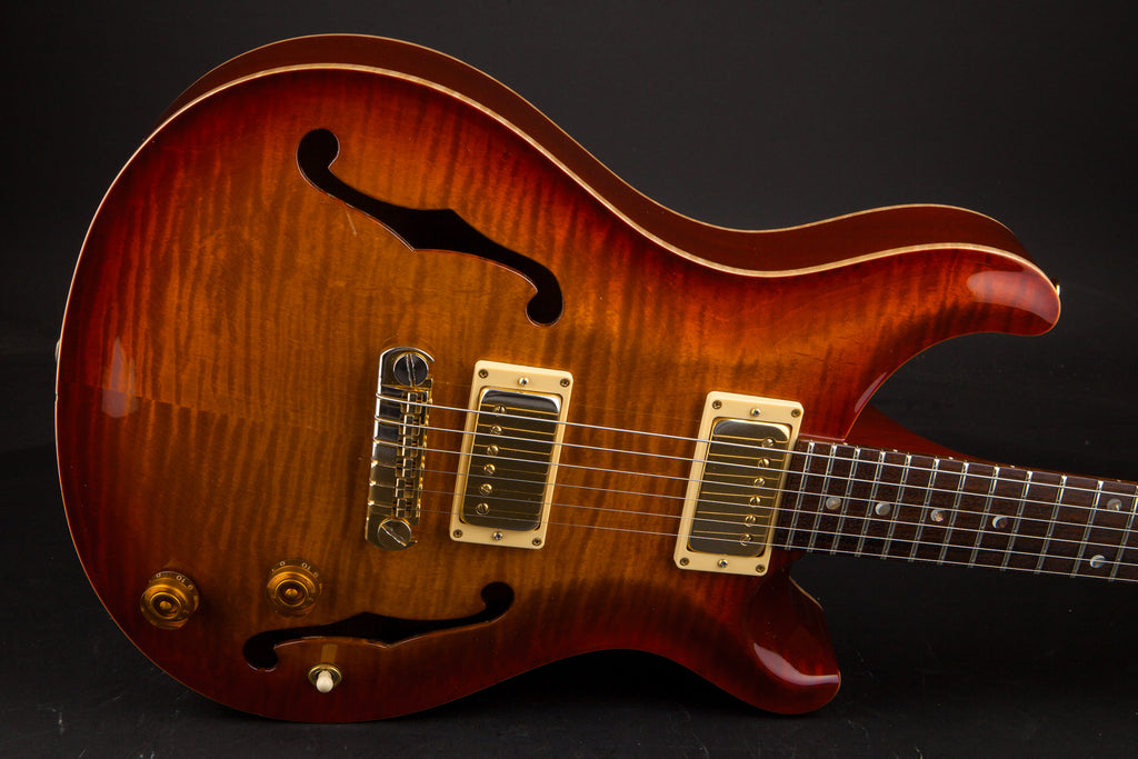 PRS Guitars: McCarty Archtop II Dark Cherry Sunburst 4" Body #836434 ...