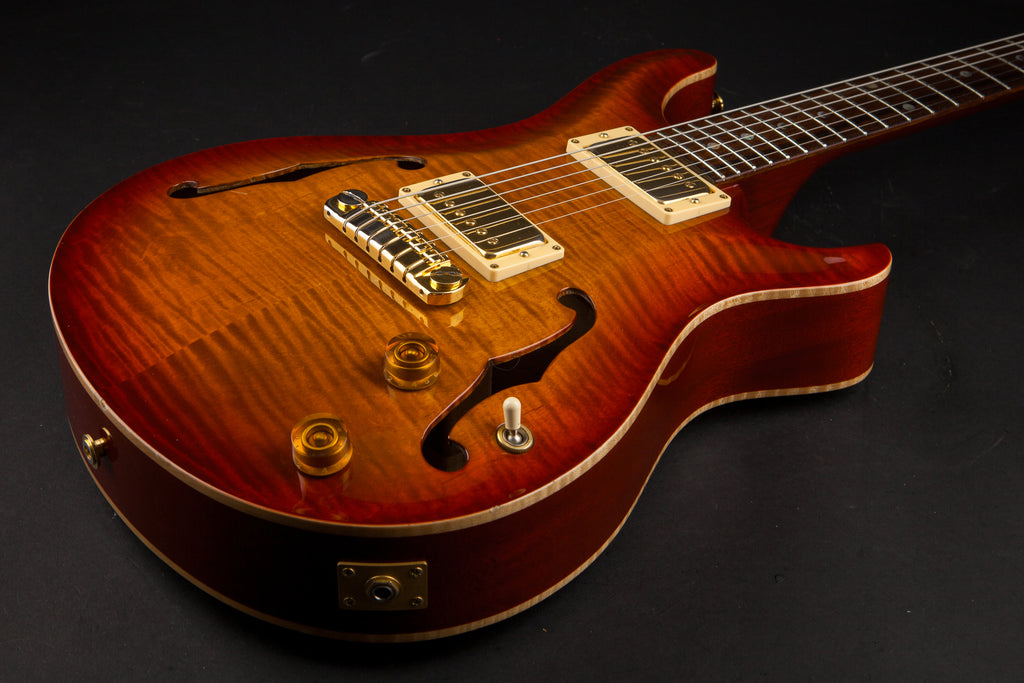 PRS Guitars: McCarty Archtop II Dark Cherry Sunburst 4" Body #836434 ...