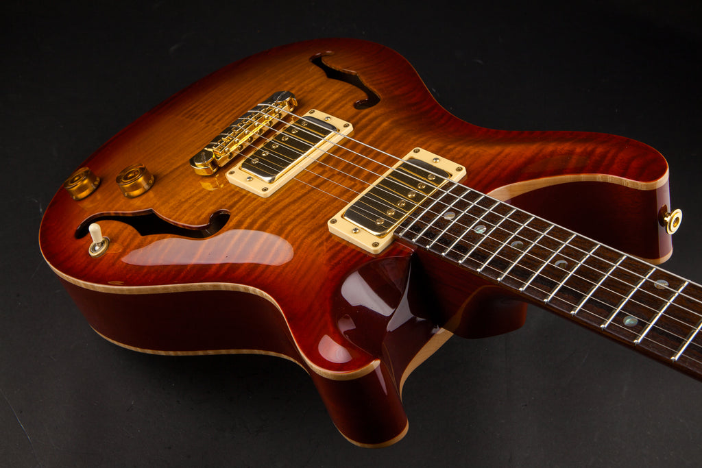PRS Guitars: McCarty Archtop II Dark Cherry Sunburst 4" Body #836434 ...