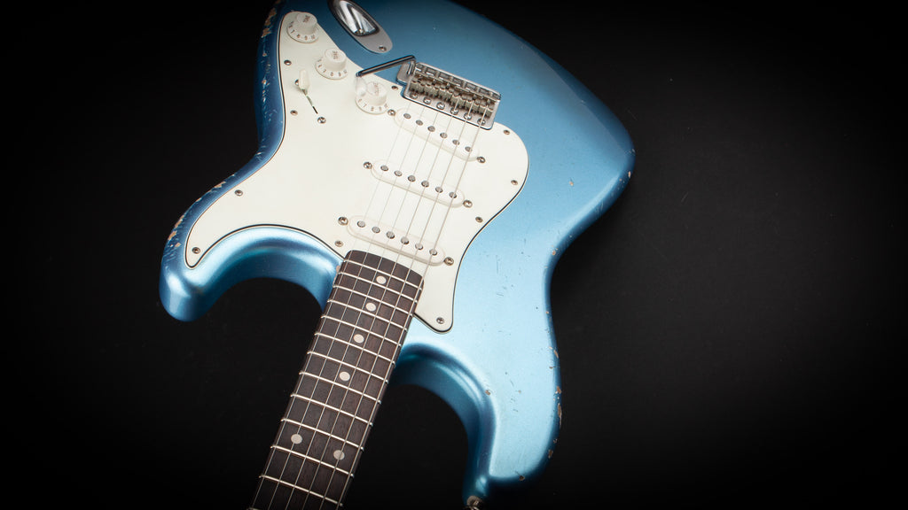 Smitty Guitars 60's Classic S Ice Blue Metallic with Mastergrade Roast ...