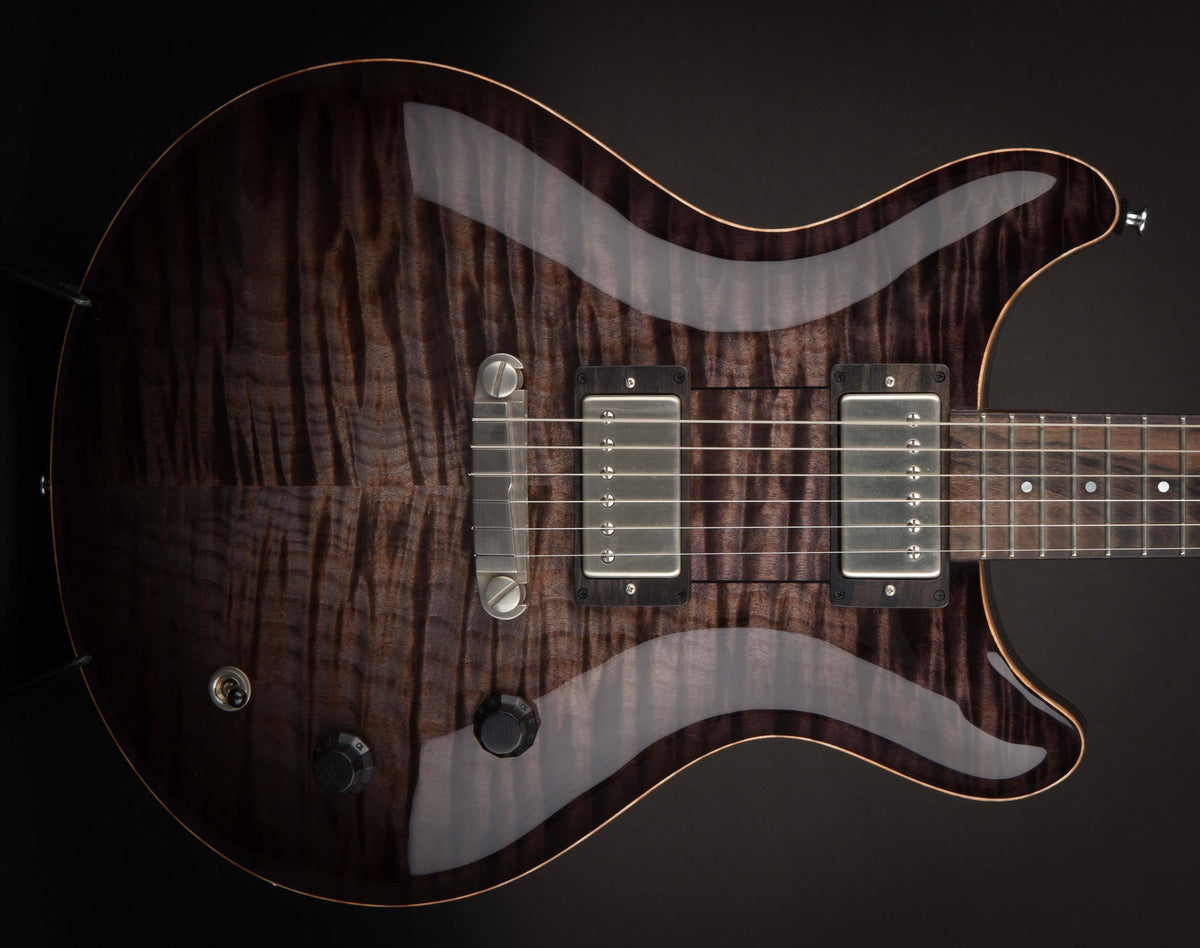 Patrick James Eggle Macon Carved Top Twin Charcoal #12744 – World Guitars