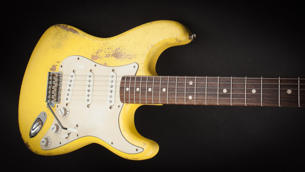 Rock n Roll Relics: Blackmore Graffiti Yellow #20936 – World Guitars